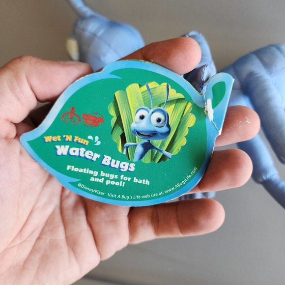 Disney | Toys | Disney Store Bugs Life Soft Blue Flik Ant 5 Plush Wet N ...